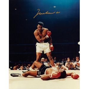 Muhammad Ali Signed Photograph Standing Over Sonny Liston - Music ...