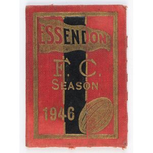 Vintage Essendon Football Club medals, badges and membership cards ...