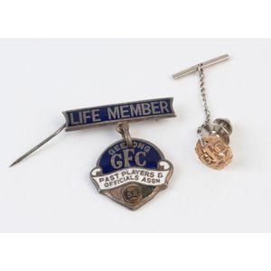 Geelong FC Life Member Badge and Lapel Pin - Sporting - AFL/VFL ...