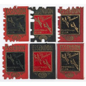 Vintage Essendon Football Club medals, badges and membership cards ...