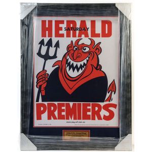 1956 Melbourne Premiership Poster - Sporting - AFL/VFL - Memorabilia