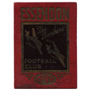 Vintage Essendon Football Club medals, badges and membership cards ...