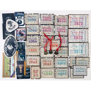 Carlton Football Club Ticket Collection & Memorabilia - Sporting - AFL ...
