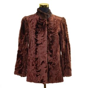 Vintage Sheared Fur Jacket with Mink Collar, Size S-M - Furs - Costume ...