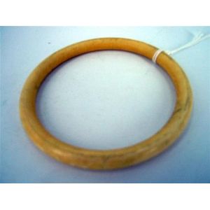 Elephantine Elegance: Ivory Bangle - Bracelets/Bangles - Jewellery