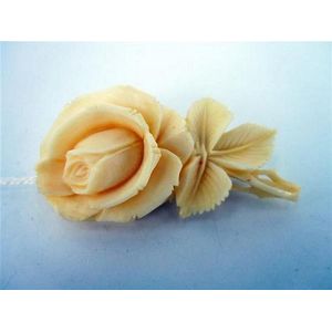 Bone Rose Brooch - Brooches - Jewellery
