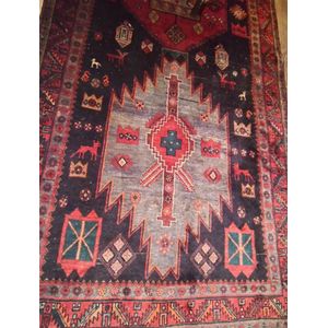 Animal-Inspired Bijar Runner in Earthy Hues - Rugs & Carpets - Textiles ...