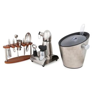 Michael Graves Barware Set: Ice Bucket & Cocktail Set, 2000s - Alcohol ...