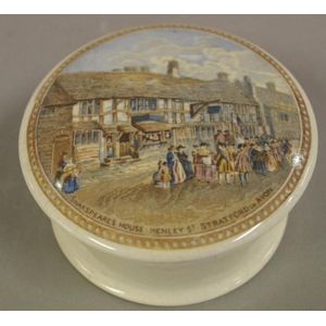 19th century Pratt Ware (F. & R. Pratt & Co.,) (England) pot lids ...