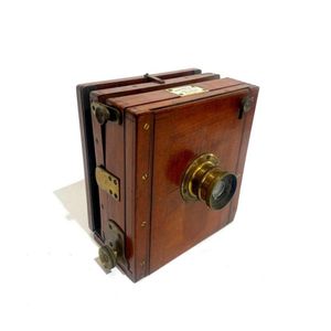 Beck Symmetrical Lens Field Camera, c.1900, London, Oak & Brass ...