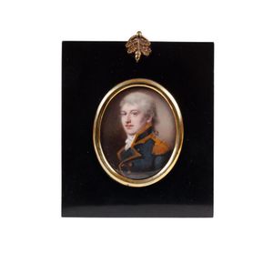 Georgian Naval Officer Miniature on Ivory - Miniatures & Silhouettes ...