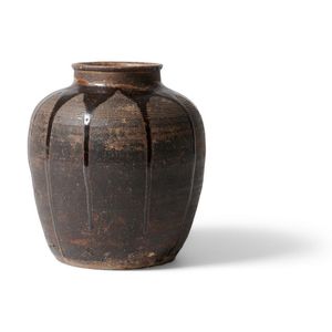 Edo Period Seto Tea Storage Jar - Ceramics - Japanese - Oriental