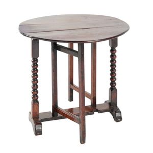 Charles II Oak Gate-Leg Table, Circa 1670 - Tables - Card, Games ...