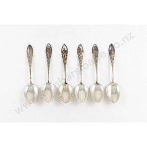 Tourist Destination Sterling Silver Teaspoons Set - Prints - Posters - Art