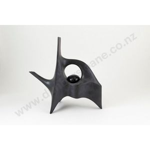 Abstract Raku Teapot with Gloss Black Stopper - New Zealand Potters ...