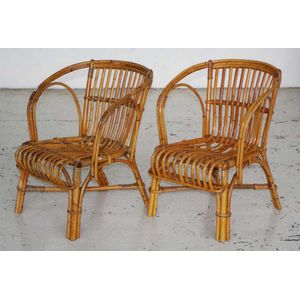Child-Sized Cane Armchairs (Set of 2) - Seating - Singles/Pairs/Threes ...