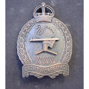 Australian 10th Light Horse Hat Badge - Medals, Badges, Insignia ...
