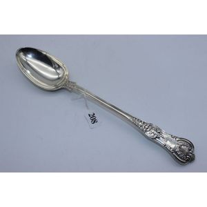 William IV Queens Sterling Silver Basting Spoon (1833) - Flatware ...
