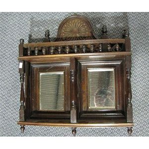 Victorian Mirror Back Wall Shelf - Mirrors - Overmantlel/Wall/Consoles ...