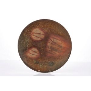 Bizen-style Stoneware Plate by Col Levy, Australian Artist - Australian ...