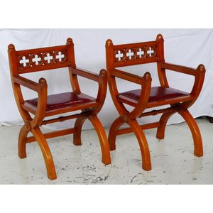 Ecclesiastical X-Frame Chairs - Pair - Seating - Singles/Pairs/Threes ...