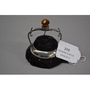 Early 20th Century Sterling Silver Thistle Ring Stand - Dressing ...