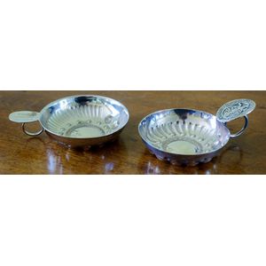 Antique sterling silver wine tasters (tastevin / tasse de vin) - price ...