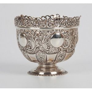 Antique sterling silver rose and flower bowls - price guide and values
