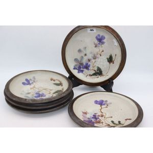 Milton Moon Floral Side Plates Collection - Moon, Milton - Ceramics