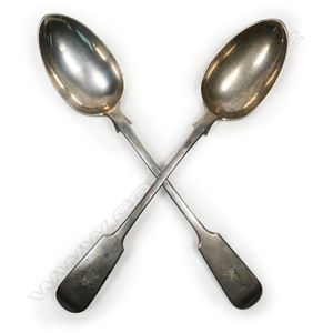 Antique fiddle pattern sterling silver cutlery / flatware - price guide ...