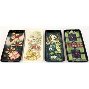 Moorcroft Pen Trays in Various Patterns - Moorcroft - Ceramics