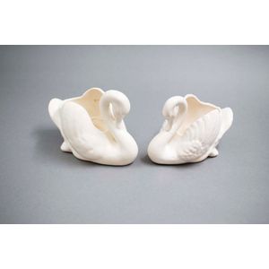 Pair of Crown Lynn Ceramic Swans - Crown Lynn - Ceramics