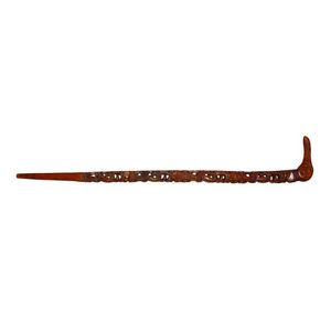 Vintage carved wooden Maori tokotoko (walking sticks) - price guide and ...
