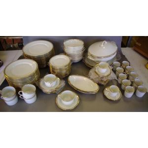 Complete Limoges Dinner Set for 12 Guests - Limoges - Ceramics