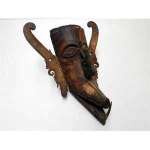 Hinged Dayak Mask from Borneo - S/E Asia, Oceania & Pacific - Tribal