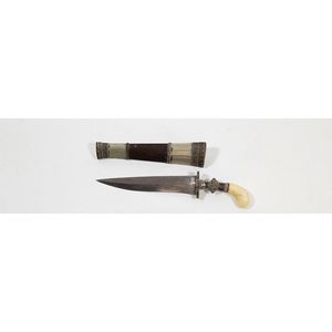 Wirework Marine Ivory Handle Punal Dagger with Sheath - Edged Weapons ...