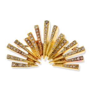 Stuart Devlin Diamond and Gold Fan Brooch - Brooches - Jewellery