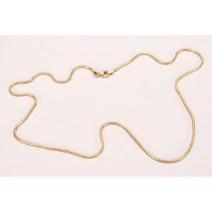 18ct Italian Gold Snake Chain - 8.04gm, 51cm - Necklace/Chain - Jewellery