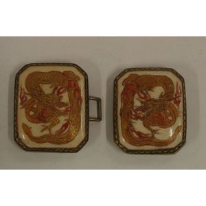 Japanese Satsuma Buckle Set - Buckles - Costume & Dressing Accessories