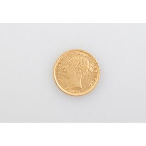 1883 Gold Half Sovereign Coin - Coins - Numismatics, Stamps & Scrip