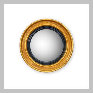 Giltwood Ribbon Mirror, 50 cm Diameter - Mirrors - Overmantlel/Wall ...