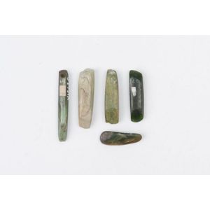Pre-19th Century Maori Green Stone Whao Chisels - New Zealand Maori ...