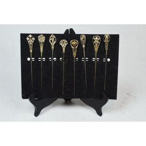 Sterling Silver Cocktail Pins with Australian Flora & Fauna - Flatware ...