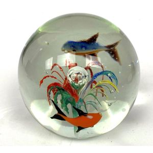 Colorful Glass Fish Paperweight - Paperweights & dumps - Precious Objects