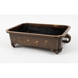 Antique Japanese Bronze Flower Trough, Meiji Period, 19th Century ...