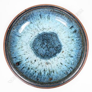 Tenmoku and Blue Chun Glazed Bowl by Ian Firth - New Zealand Potters ...