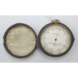 Small antique desk, pocket and travelling barometers - price guide and ...