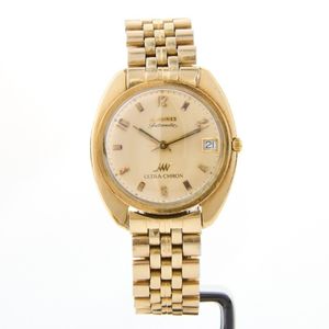 Gold Filled Longines Ultrachron Wristwatch with Automatic Swiss ...