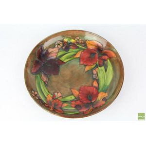 Moorcroft Pottery (England) plates - price guide and values