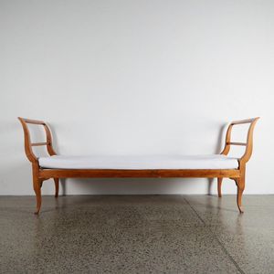 French Directoire Daybed with White Upholstery - Seating - Lounges ...